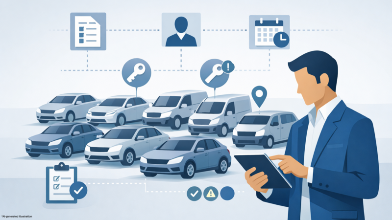 Fleet Management in JobRouter – Digital Vehicle Management