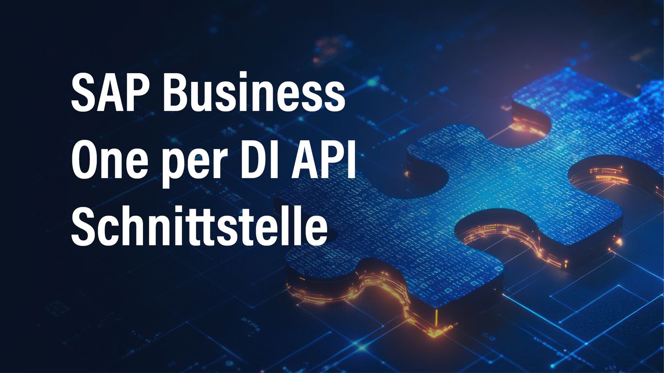 SAP Business One per DI API Schnittstelle