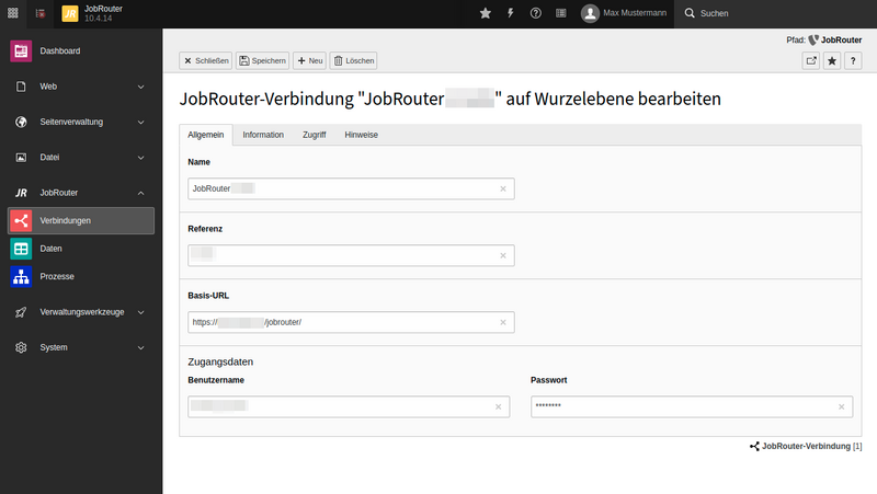 TYPO3 mit JobRouter verbinden